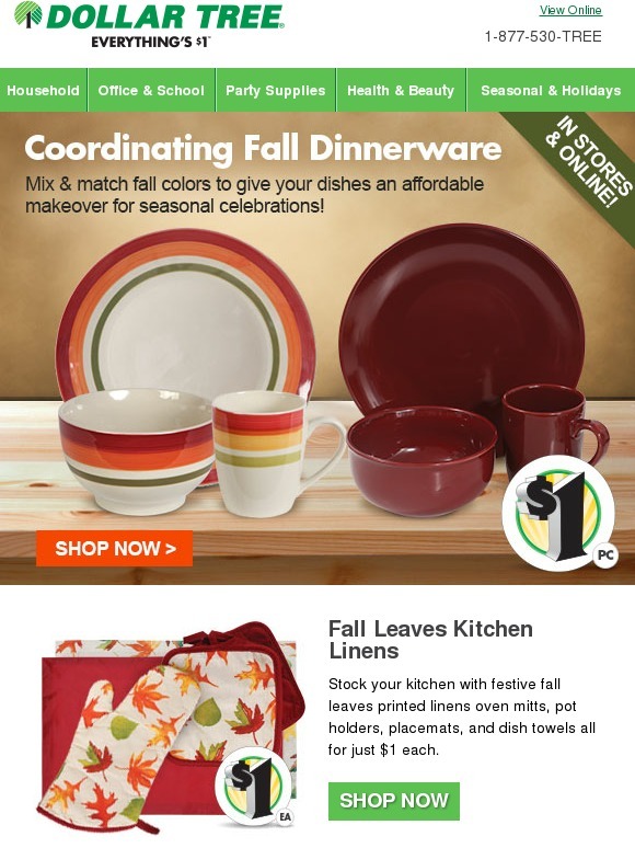 Dollar Tree: Happy Fall! Shop $1 Autumn Dinnerware & More! | Milled