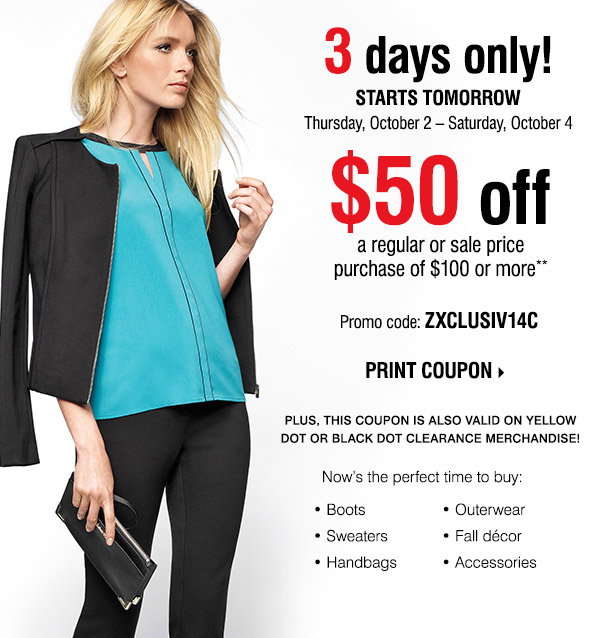 Carson's: Starts tomorrow: $50 coupon & 30% off Goodwill Sale coupons ...