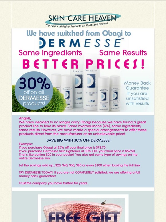 Skin Care Heaven: Final Day to Save on all new Dermesse Products!! | Milled