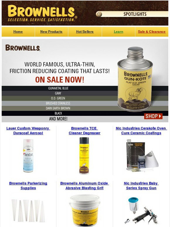 Brownells: Get Your Paint On! | Milled
