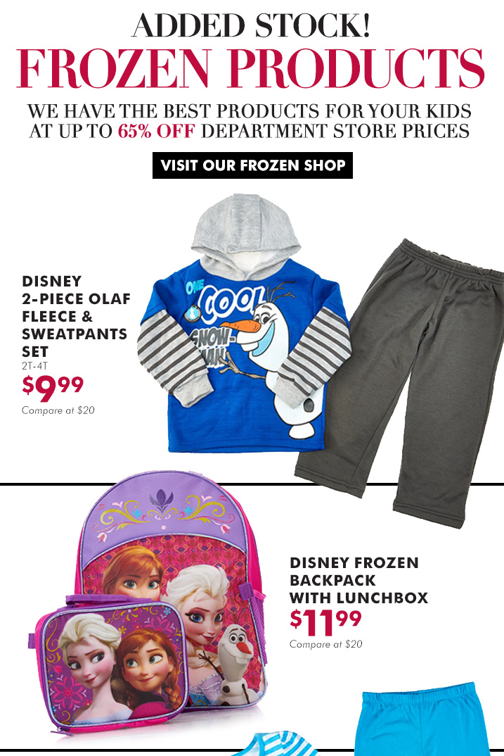 Burlington: FROZEN! Back in Stock | Milled