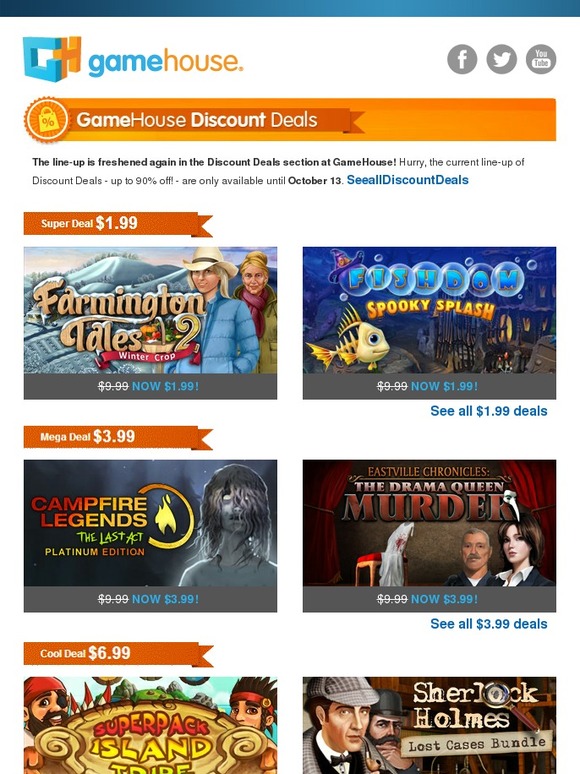 GameHouse: $1.99 games like Farmington Tales 2 - Winter Crop + more ...