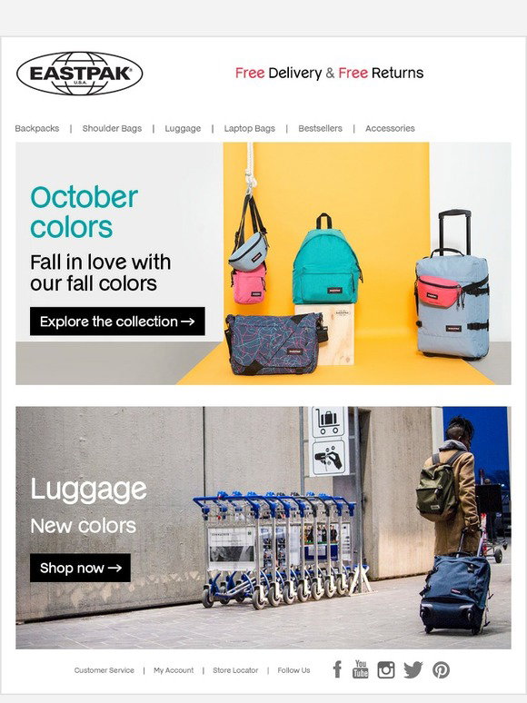 Eastpak: Check out our newest color pallet! | Milled