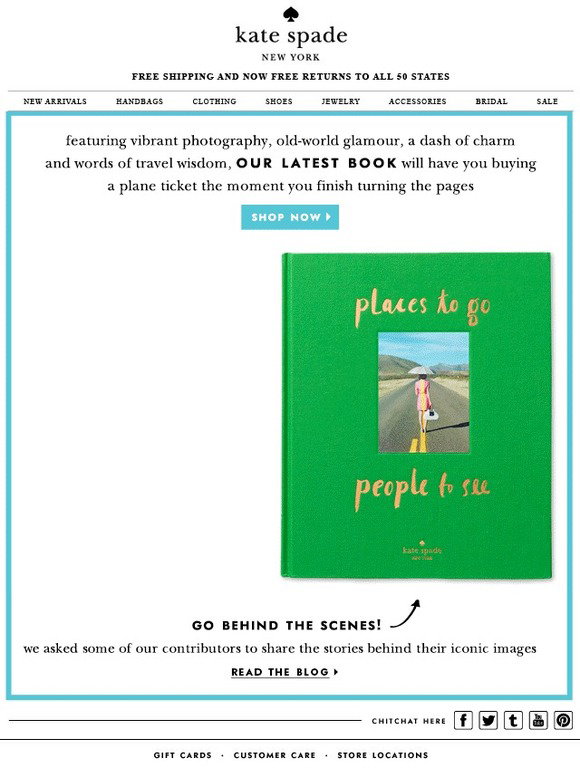 Kate Spade New York: it's here: our new coffee table book! | Milled