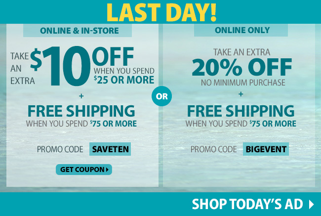 Bealls Florida: Final Day: $10 Off $25 Coupon + Extra 40% Off Clearance ...