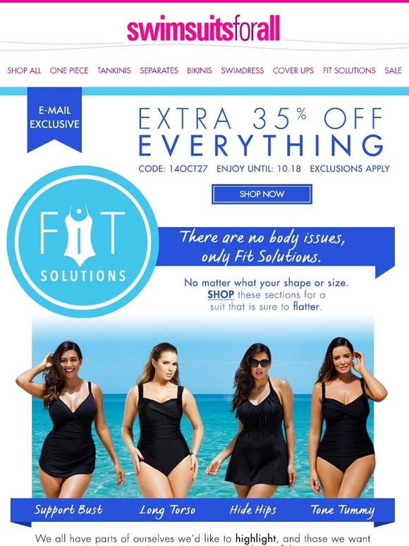 Swimsuits For All: Fit Solutions for -! | Milled