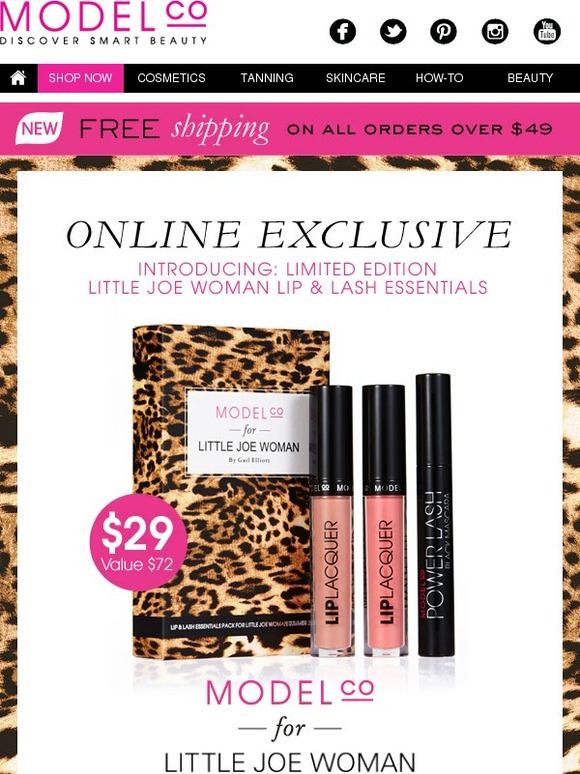 ModelCo: ONLINE EXCLUSIVE: Limited Edition ModelCo x Little Joe Woman ...