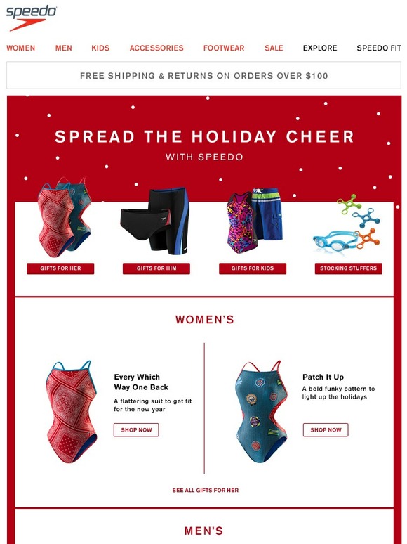 Speedo: Spread the Holiday Cheer | Speedo Holiday Gift Guide | Milled