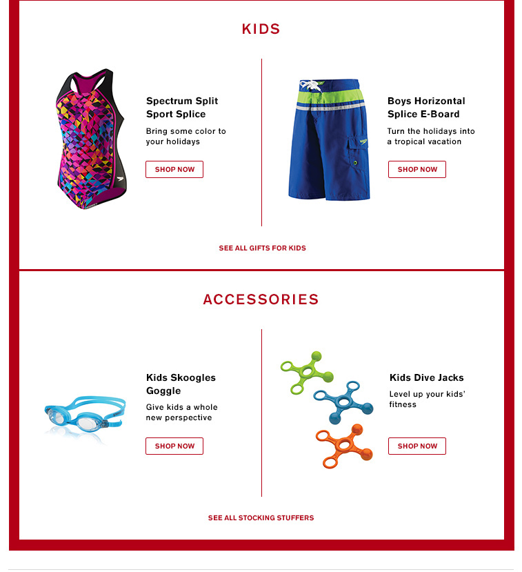 Speedo: Spread the Holiday Cheer | Speedo Holiday Gift Guide | Milled