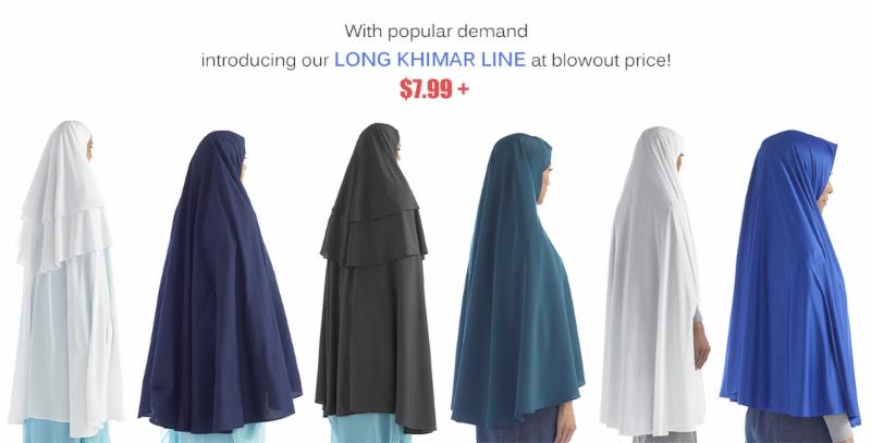 East Essence: Introducing Long Khimars starting $7.99 | 100% Italian ...