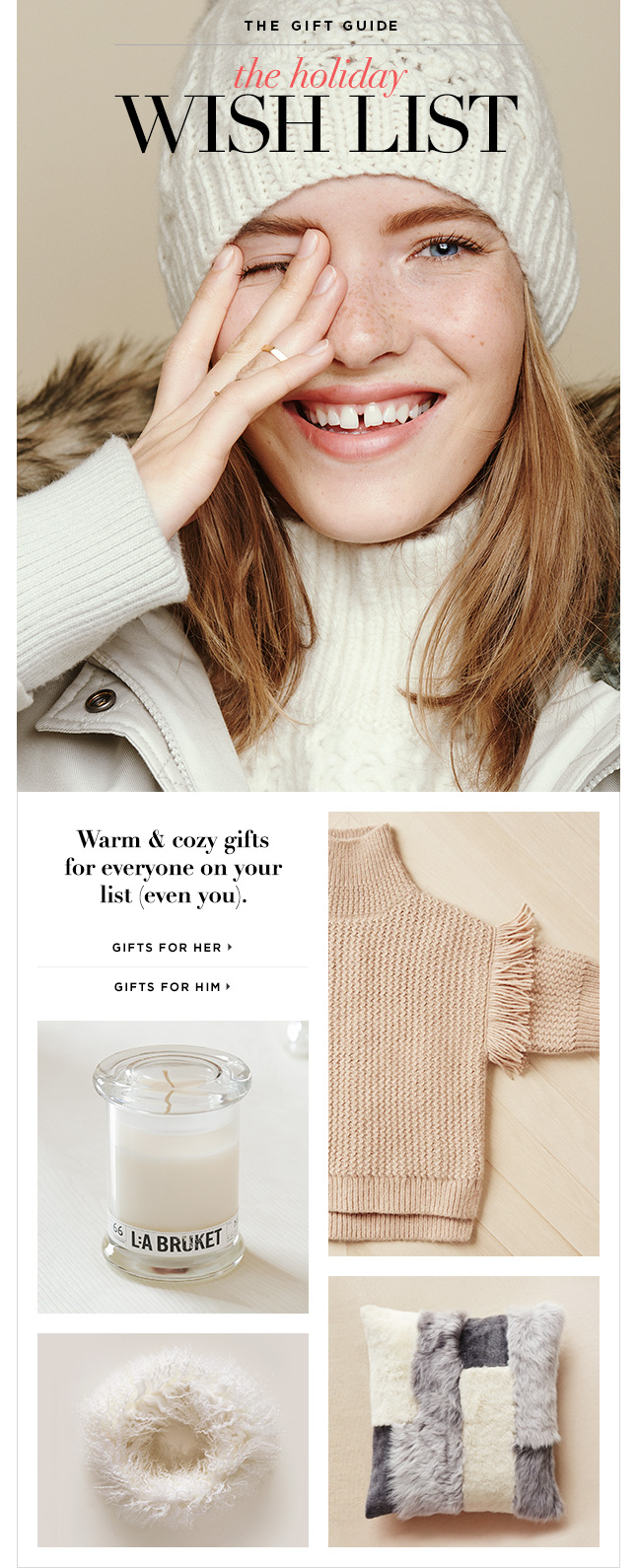 Club Monaco: Gifts for you, gifts for them | Milled