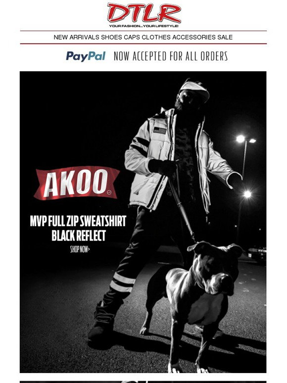 DTLR (Down Town Locker Room): DTLR Exclusive Akoo Collaboration | Milled