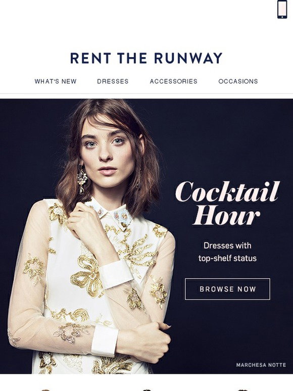 Rent the Runway: Need a cocktail? | Milled