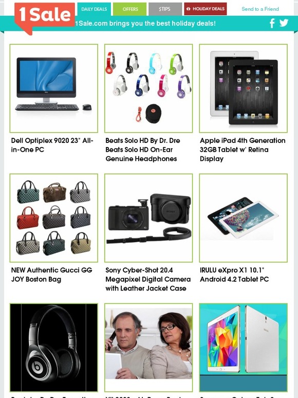 1 Sale A Day: iPad Tablet with Retina Display $300 - Dell Optiplex 23 ...