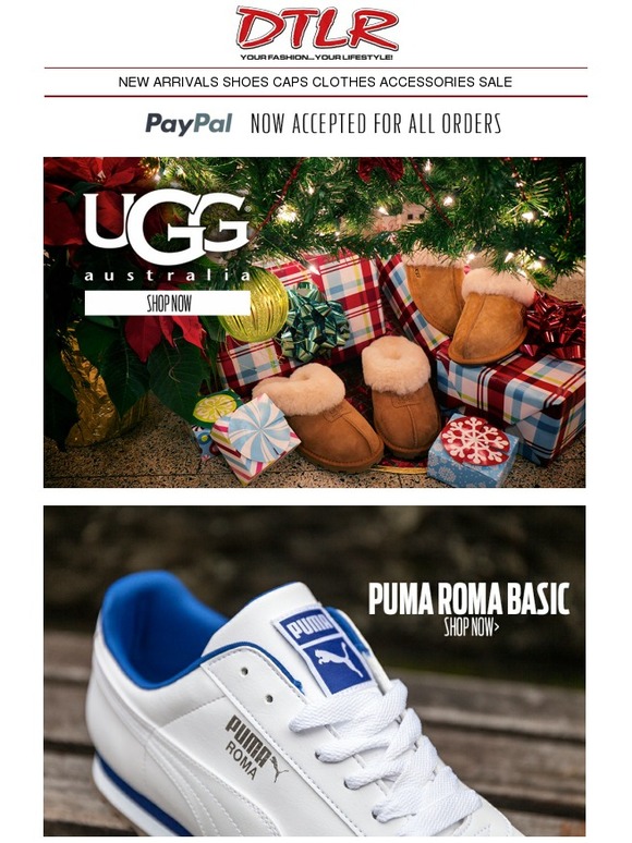 DTLR: Wishing You A Warm Holiday From DTLR - Shop Ugg, Puma, Timberland ...