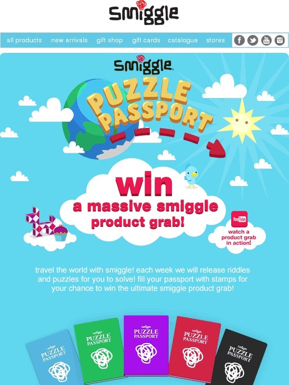 Smiggle: all new games to play and a MASSIVE prize to win!! | Milled