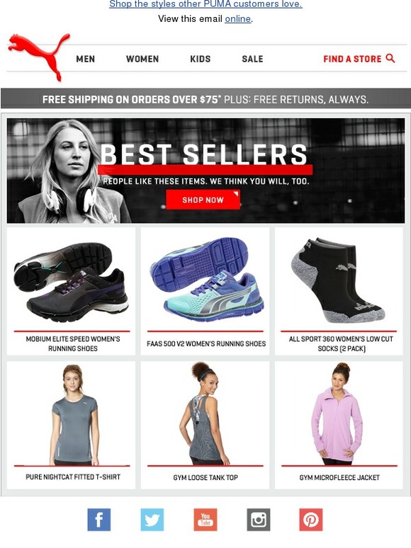 Puma: Our best selling styles. | Milled