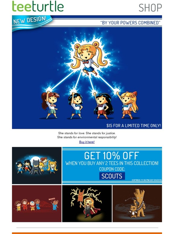 TeeTurtle: SAILOR PLANET…She’s our hero! | Milled