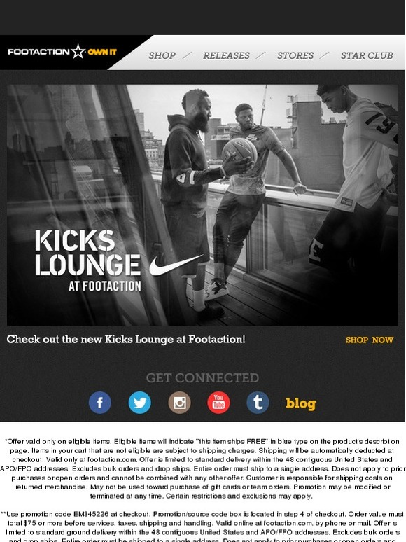 Footaction: Check out the new Kicks Lounge at Footaction! | Milled