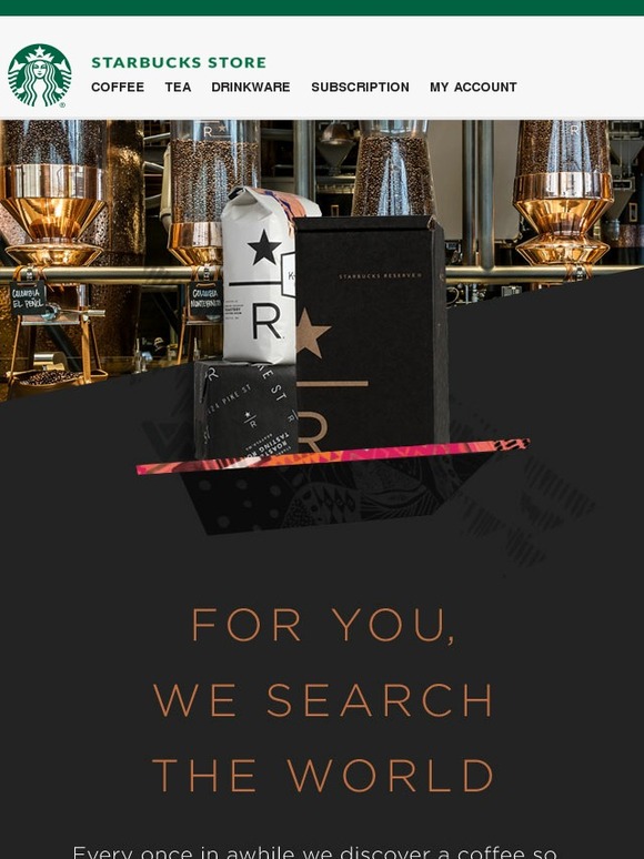 Starbucks: Introducing our new coffee subscription | Milled