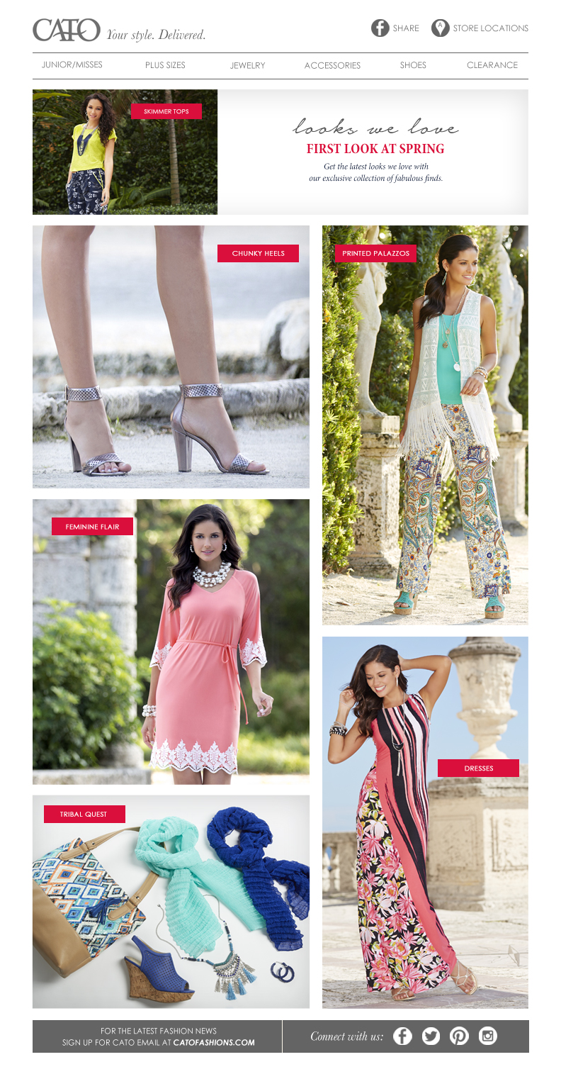 Cato: Looks We Love - First Look at Spring | Milled