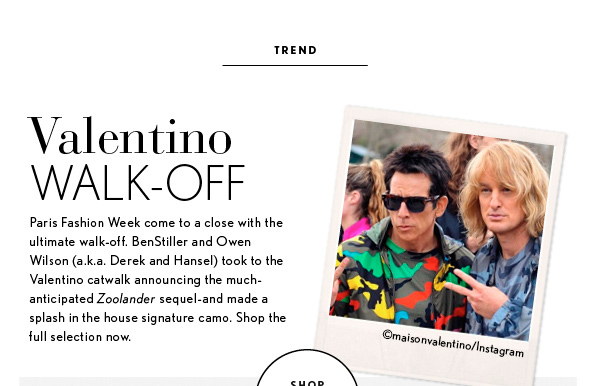 STYLEBOP: New in Shop: New-Season Shades +++ Walk-Off: Zoolander Takes ...