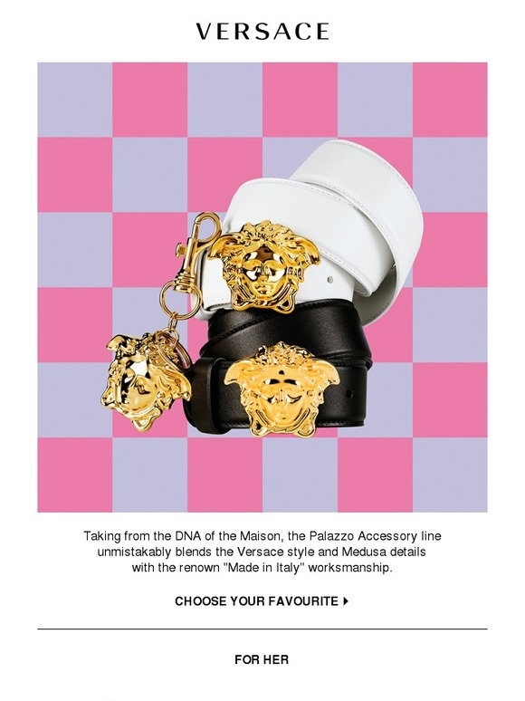 Versace: Palazzo Accessories - The pure essence of Versace | Milled