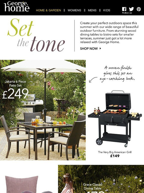 Asda George: Take your indoor style out | Milled