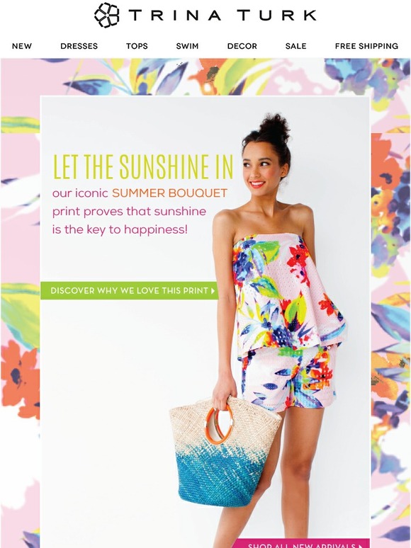 Trina Turk: Flower Power Infuses These Iconic Styles | Milled