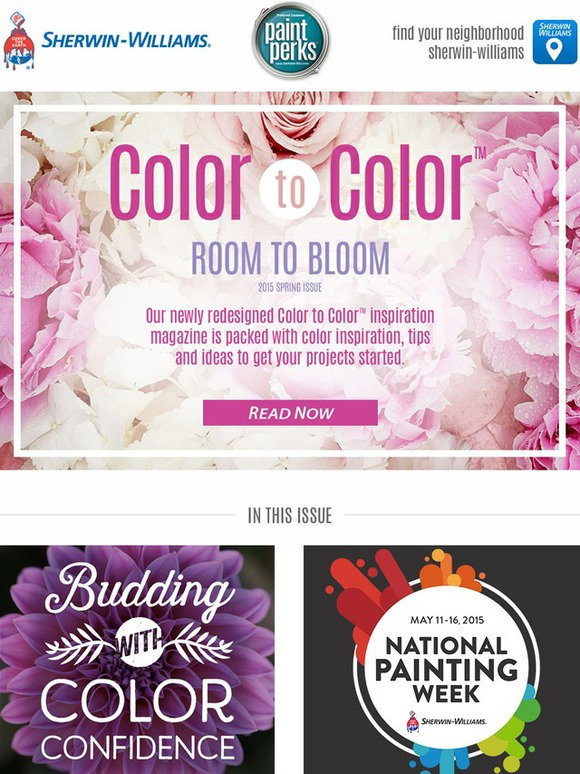 Sherwin-Williams: It’s National Painting Week plus our Inspiration ...