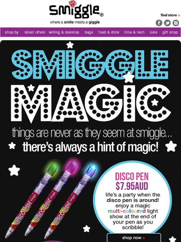 Smiggle: the magical world of smiggle sure will make you smile and ...