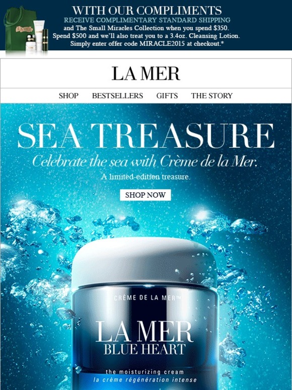 La Mer: Celebrate the Sea with the NEW Limited Edition Crème de la Mer ...