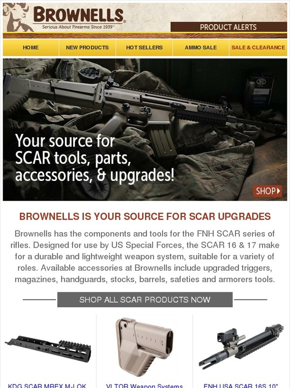 Brownells: Your Source for FN SCAR Tools, Parts, & Upgrades! | Milled