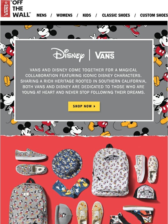 Vans: Disney | Vans Collection | Milled