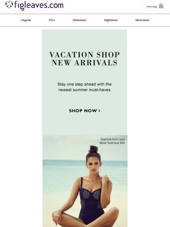 Figleaves: Update your swimwear wardrobe with our new arrivals... | Milled