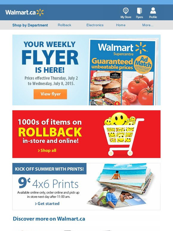 Walmart: Your weekly flyer is here! | Milled