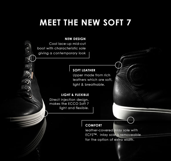 ECCO: Introducing: ECCO Soft 7. Leather So Soft You'll Want to Touch it ...