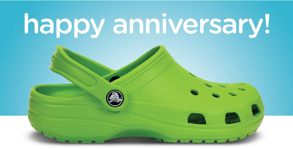 Crocs: Happy Anniversary! $15 off for you | Milled