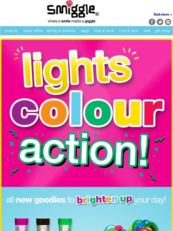 Smiggle: lights, colour, action! | Milled