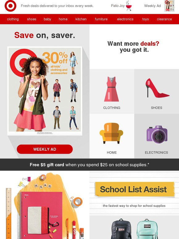 Target: Your new Weekly Ad is here. | Milled