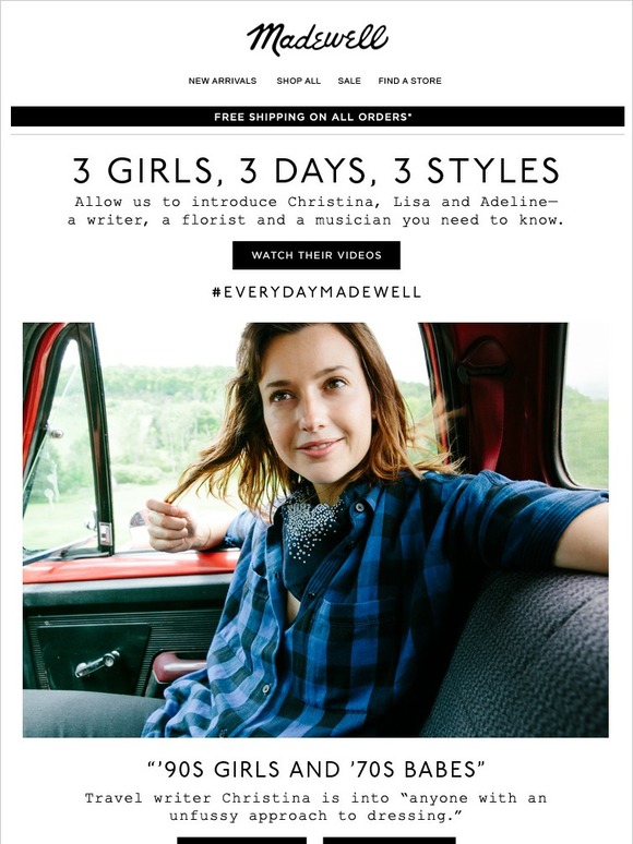 Madewell: 3 girls you need to know | Milled