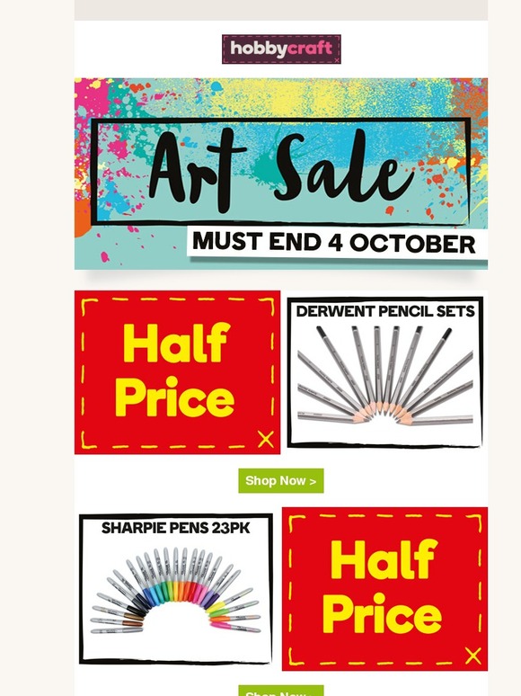 Hobbycraft: Art Offers for the New Term | Milled