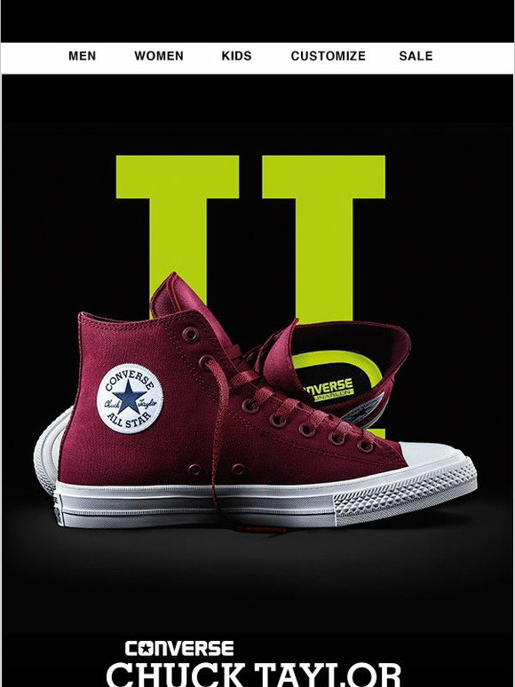 Converse: Introducing New Colors: The Chuck Taylor All Star II | Milled