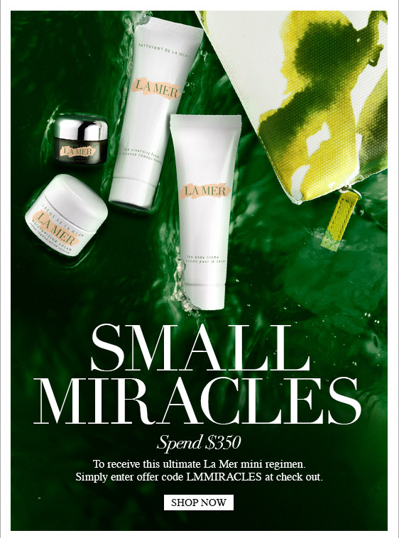 La Mer: Starts TODAY—The Small Miracles Collection is Yours With Any ...