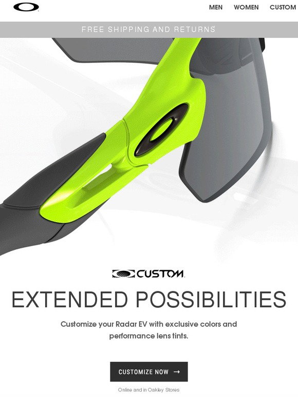 Oakley: CUSTOM RADAR EV WITH EXCLUSIVE COLORS | Milled