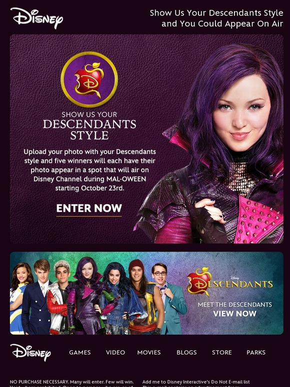 Disney Store: Show us your Descendants style for a chance to win! | Milled