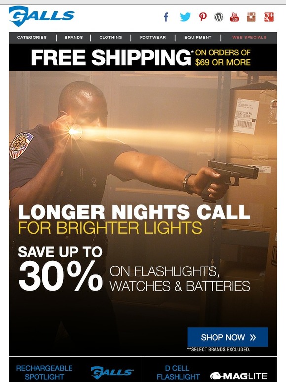 Galls: Longer Nights? Save on Brighter Lights | Milled