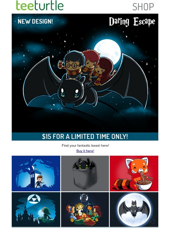 TeeTurtle: A fantastic beast awaits you! ⚡ | Milled