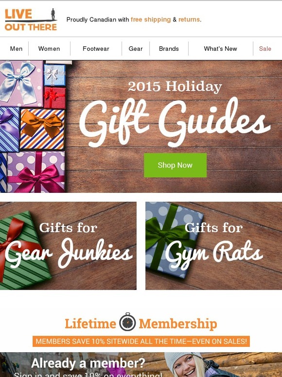 Live Out There: We've added new Holiday Gift Guides 🎁 Plus, still time ...