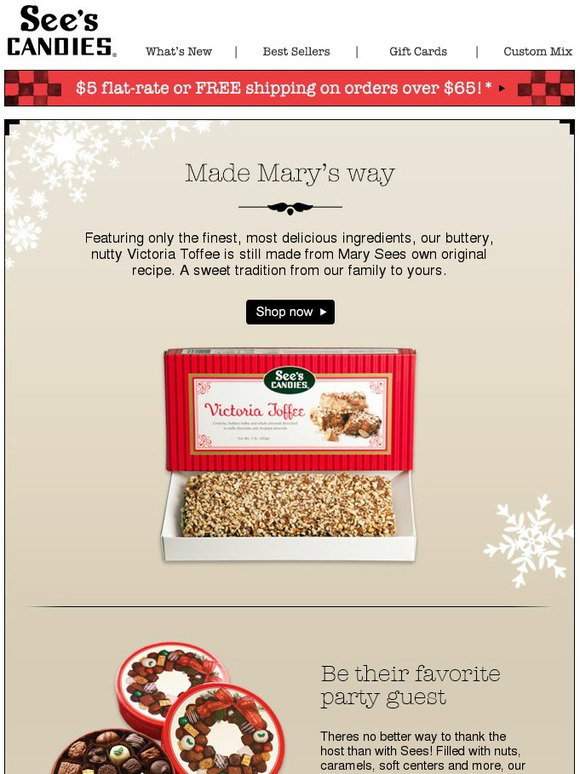 See's Candies: A tasty tradition: Mary's original Victoria Toffee | Milled